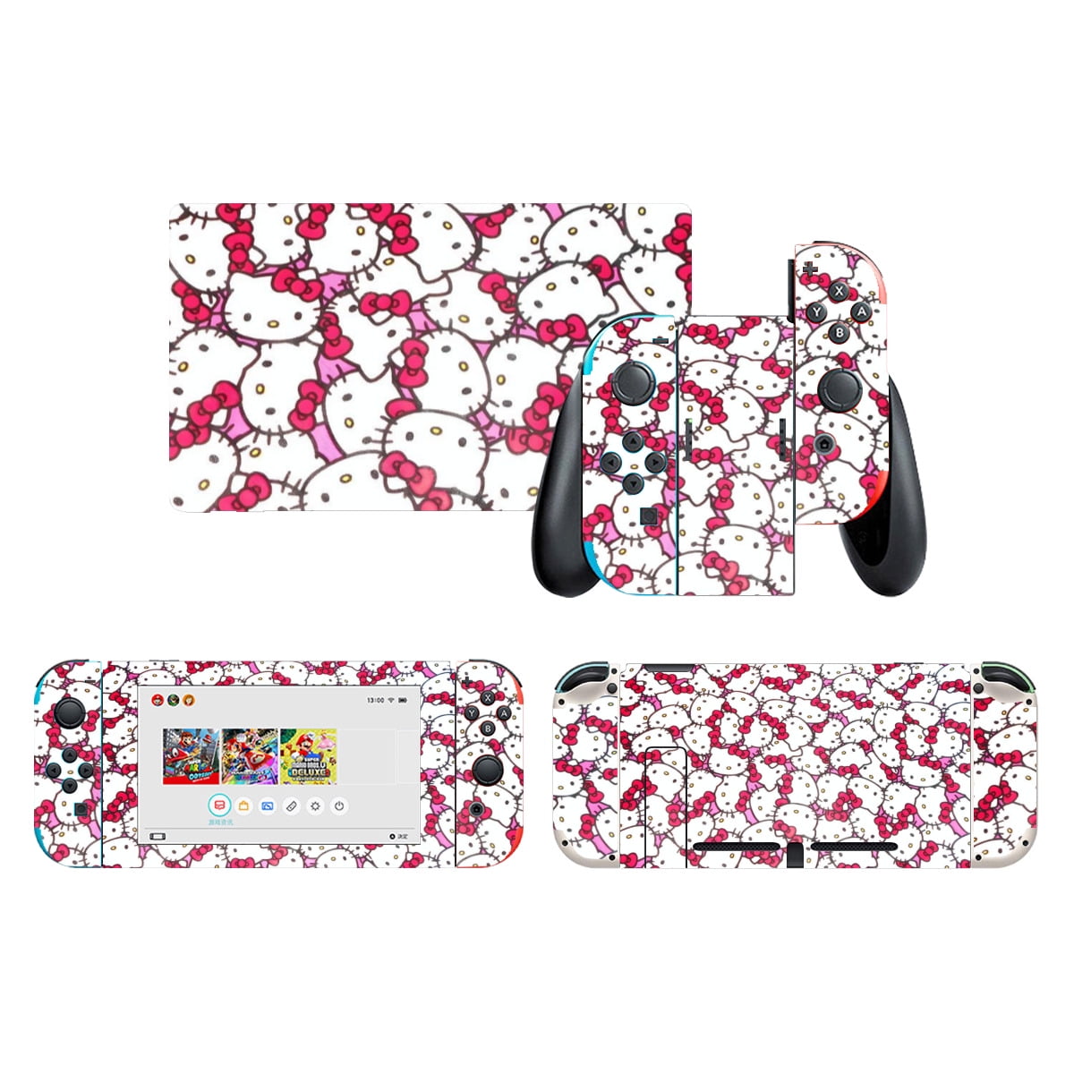 Hello kitty Game Switch Skin - Anime Cartoon Game Sticker, No Bubble ...