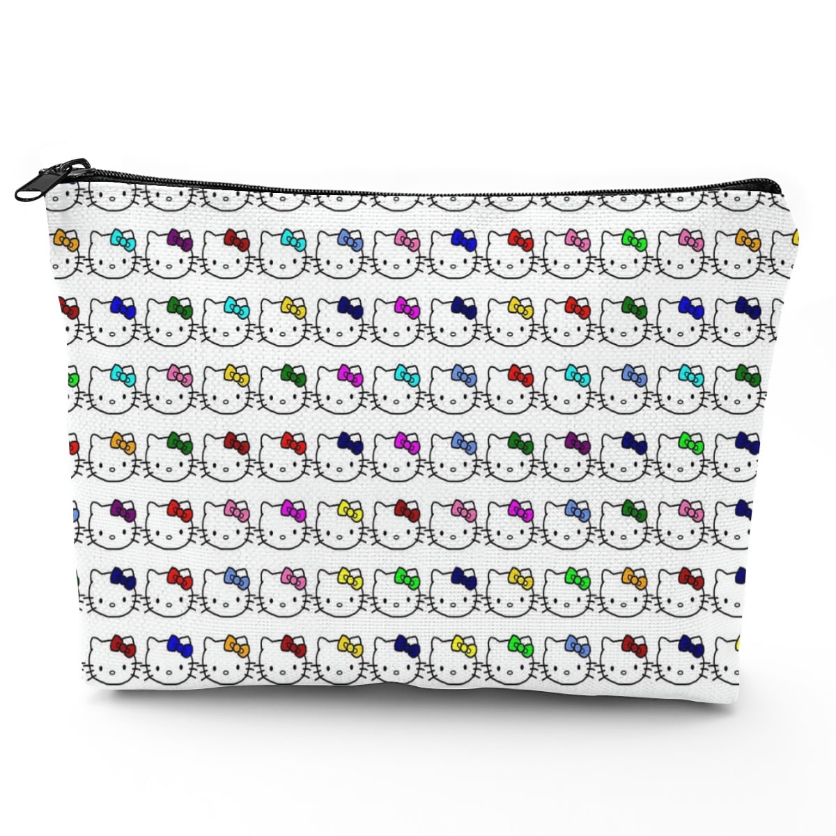 Hello kitty Makeup bag Preppy Cute Linen Toiletry bag for women travel ...
