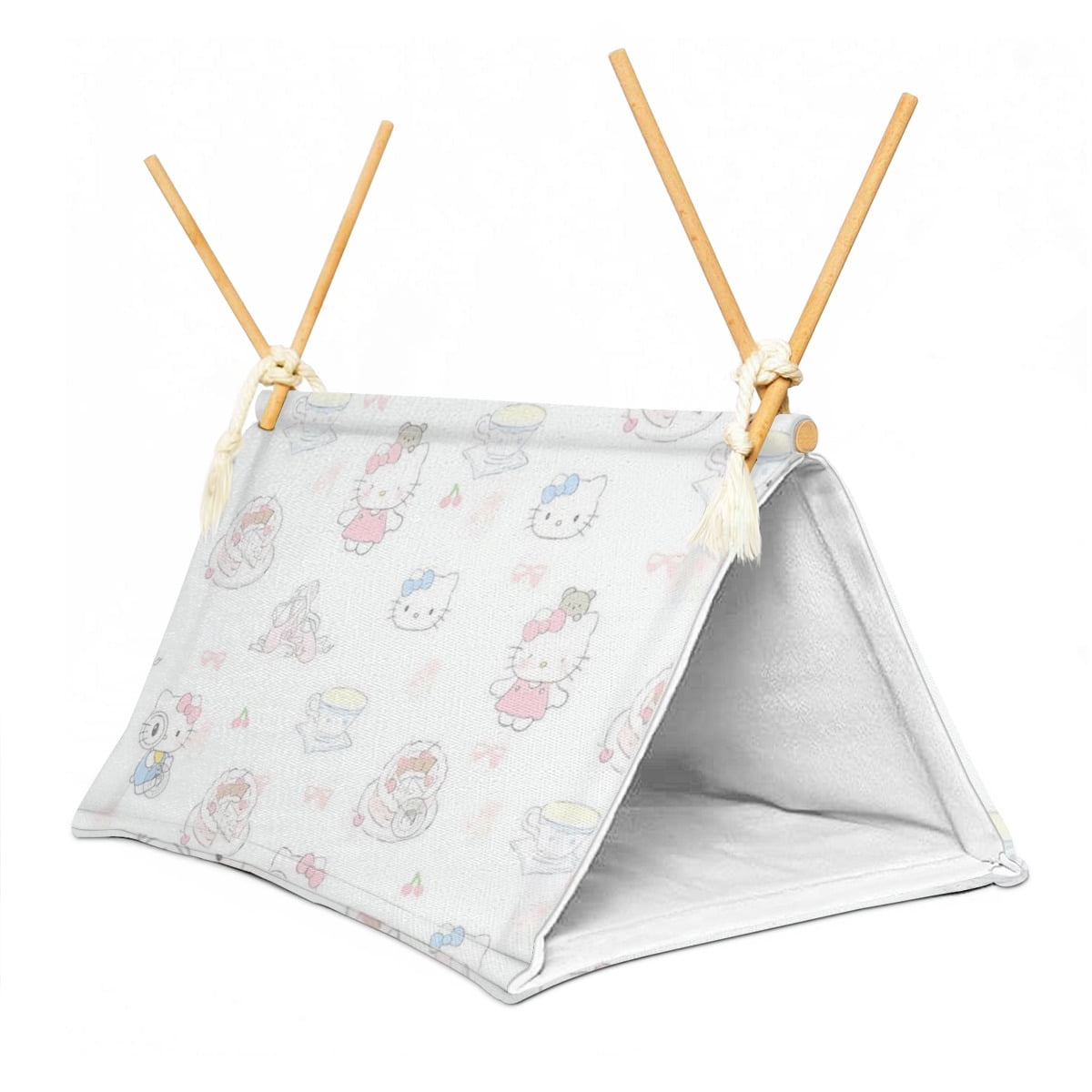 Hello kitty Pet Tent Dog and Puppy Cat Tent Pile Bed Portable House ...