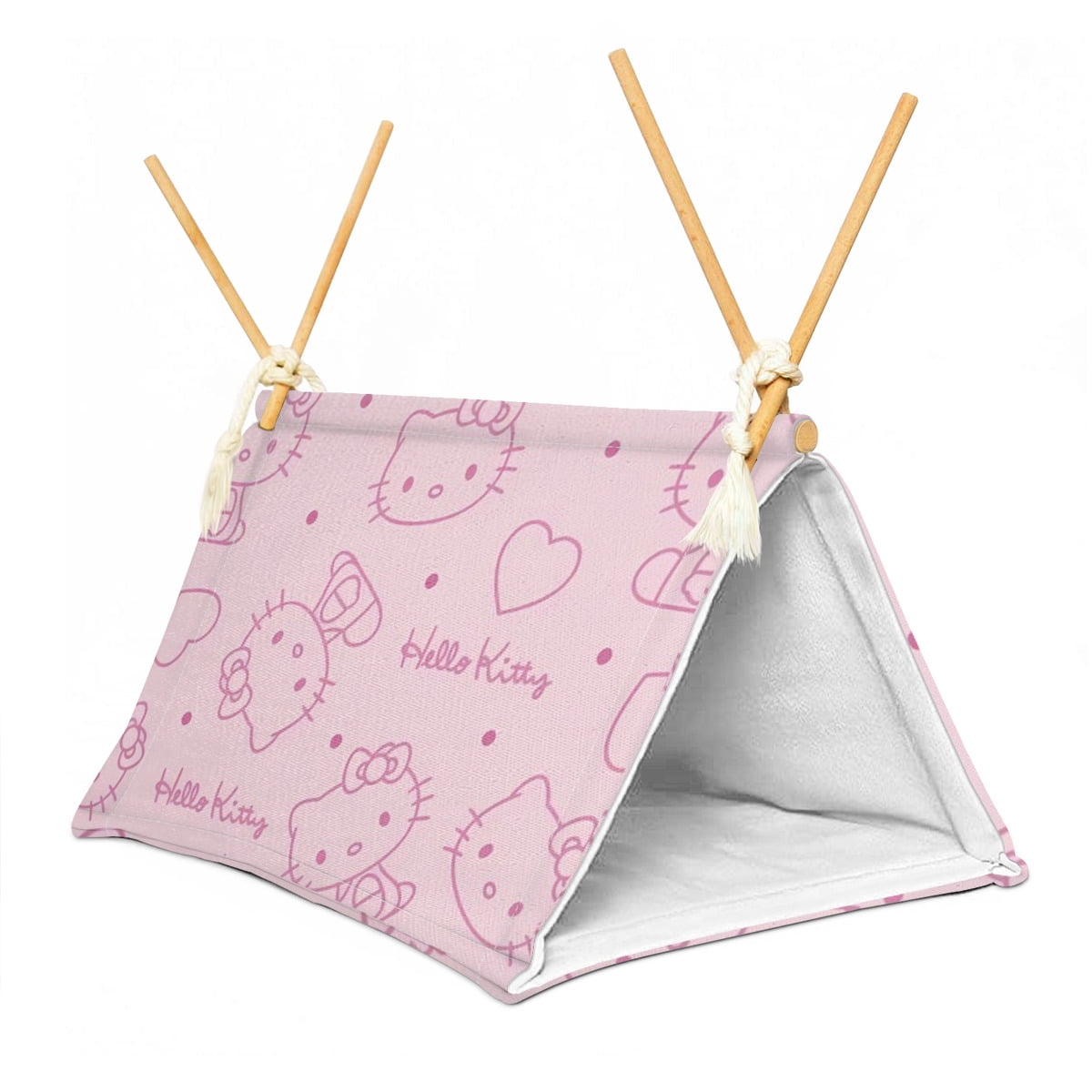 Hello kitty Pet Tent Dog and Puppy Cat Tent Pile Bed Portable House ...
