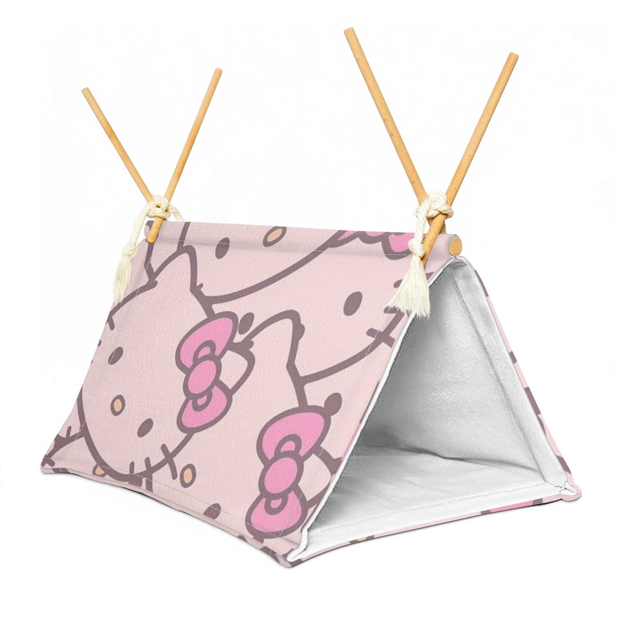 Hello kitty Pet Tent Dog and Puppy Cat Tent Pile Bed Portable House ...