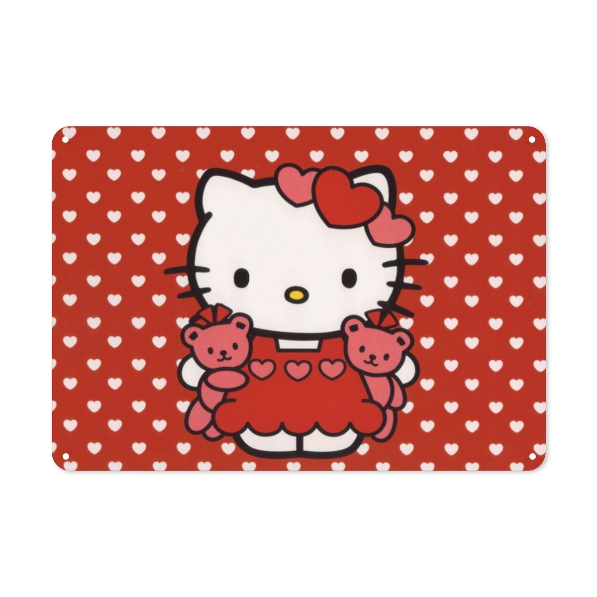 Hello kitty Poster Tin Painting Halloween Retro Tin Sign Retro Plaque ...