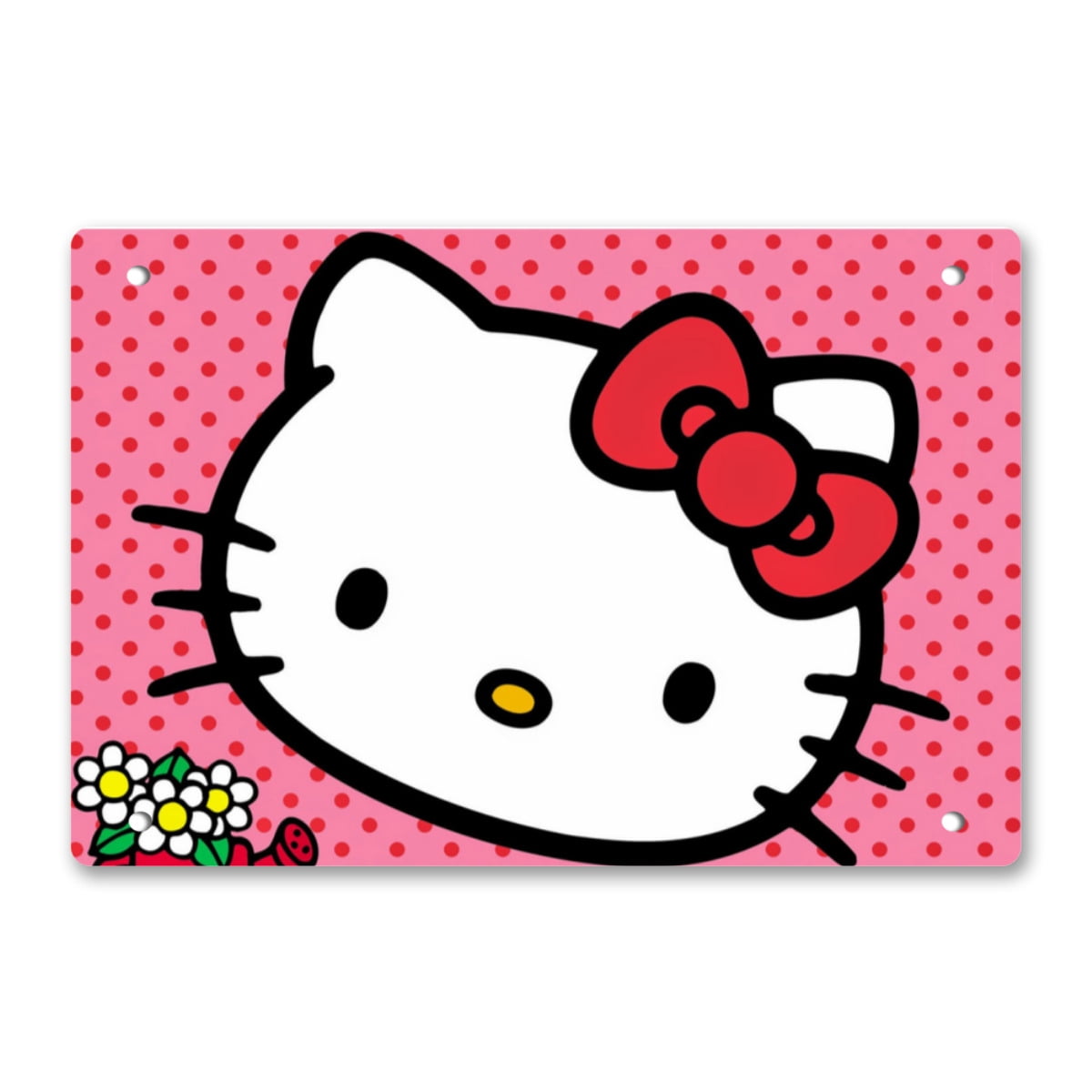 Hello kitty Wall Sign - Cartoon Aluminum Poster 12 X 8 Inch Home Bar ...