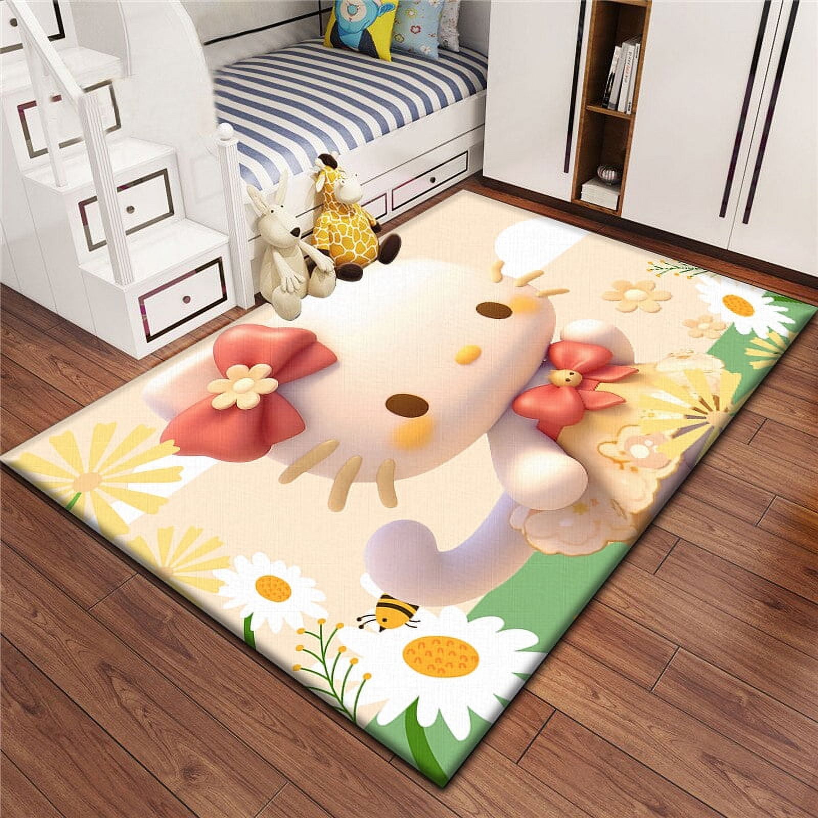 Hello kitty cute cartoon pattern Carpet anime rug home carpets for ...