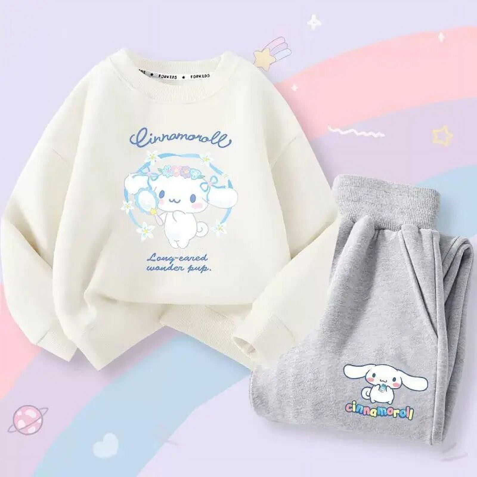 Hello kitty women Y2K Cartoon new Kuromi loose fashion printing clothes ...