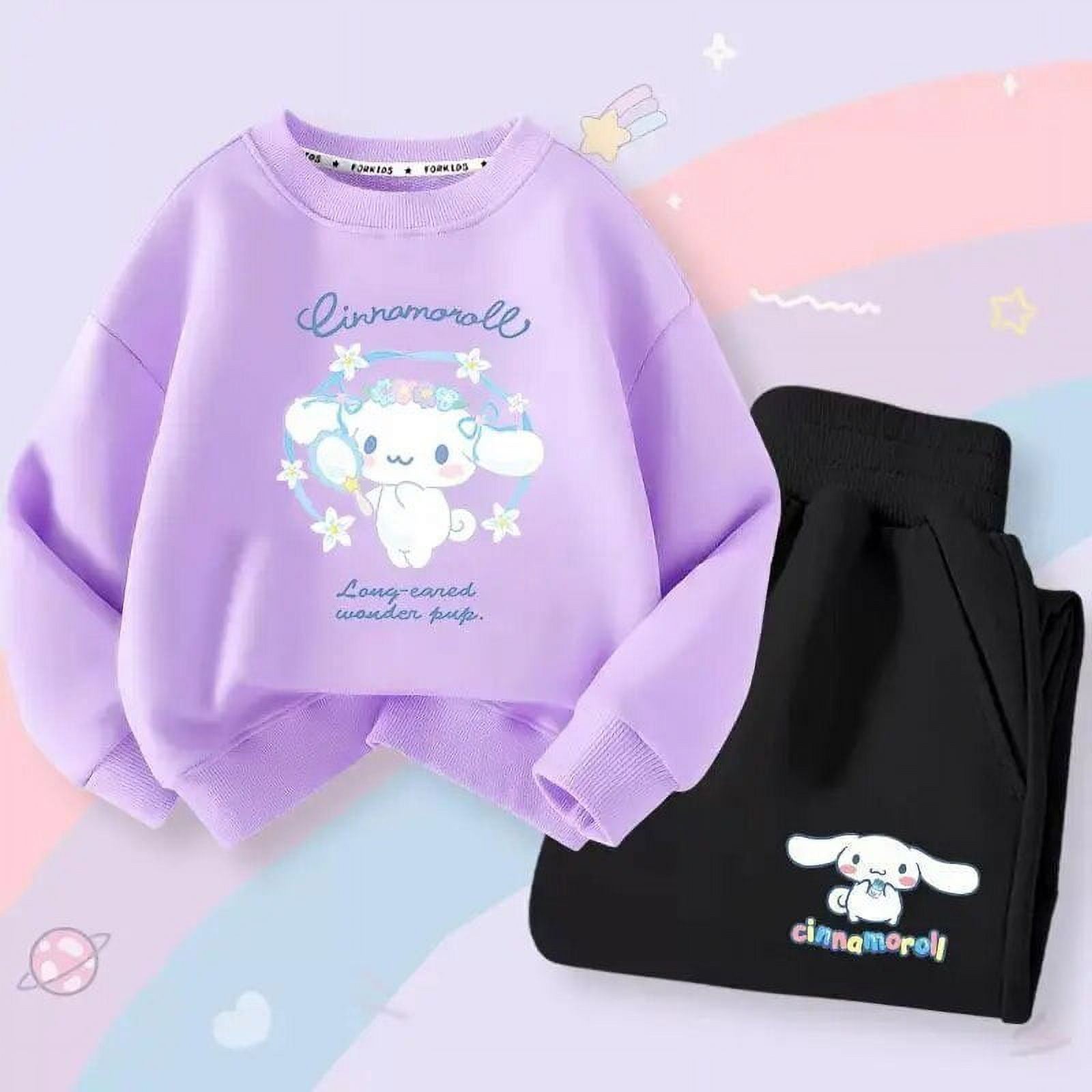 Hello kitty women Y2K Cartoon new Kuromi loose fashion printing clothes ...