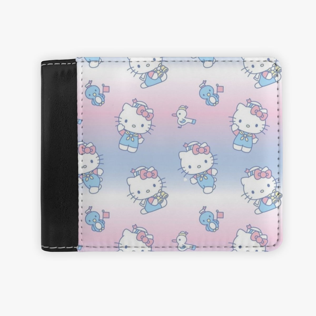 Hello x Kitty Fashionable double-fold wallet with multi-functional ...