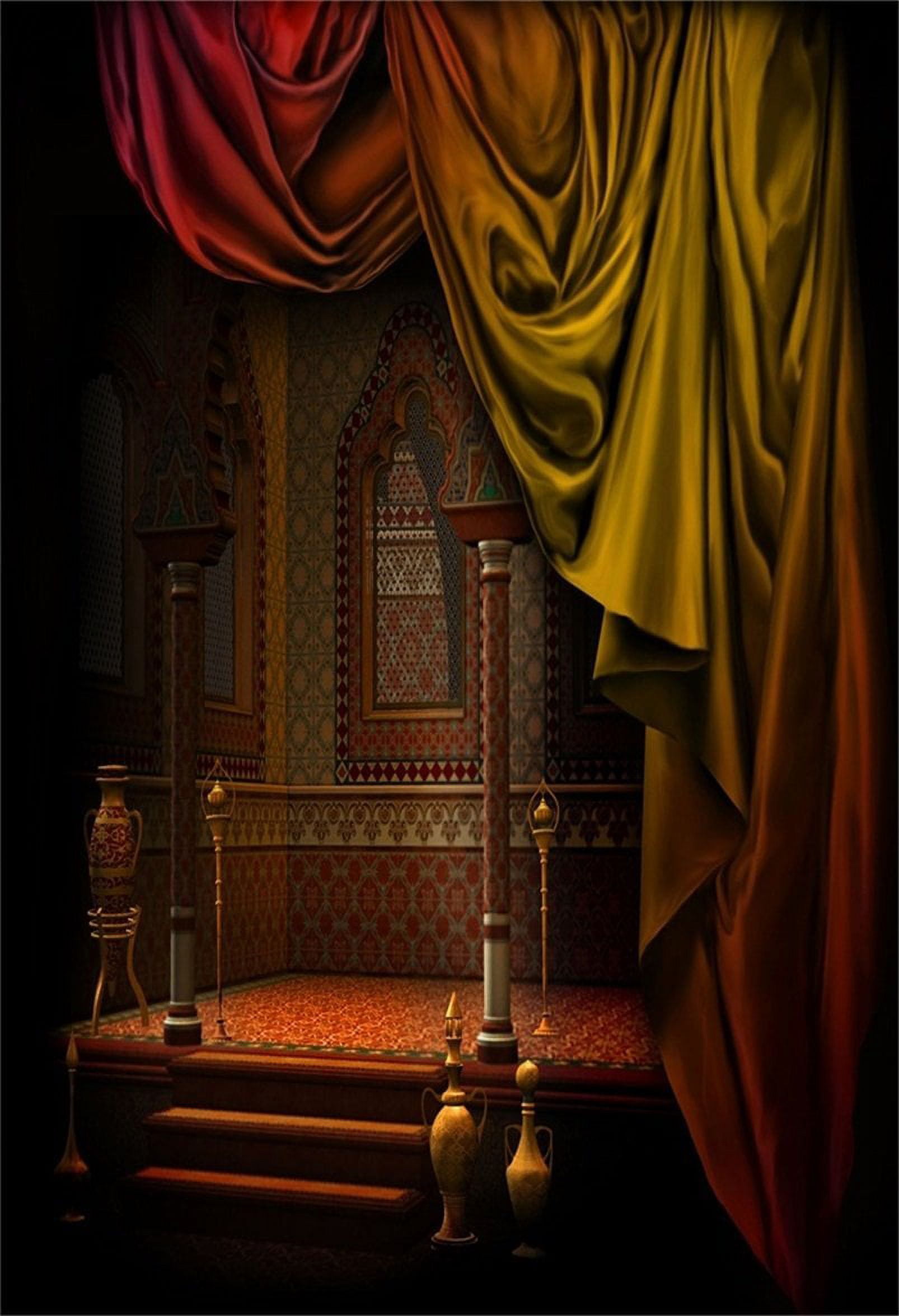 HelloDecor 5x7ft Artistic Backdrops Girl Photography Background Retro ...
