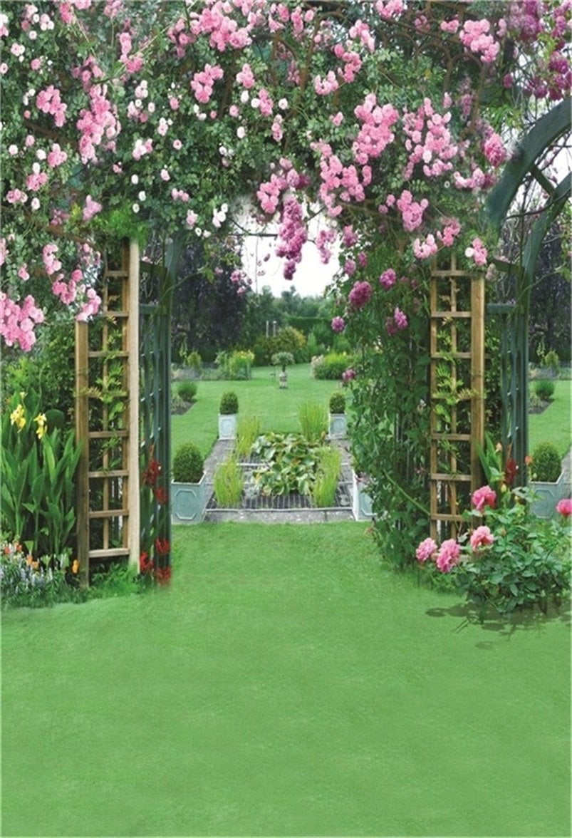 HelloDecor 5x7ft Artistic Background Girl Photography Backdrops Wedding ...