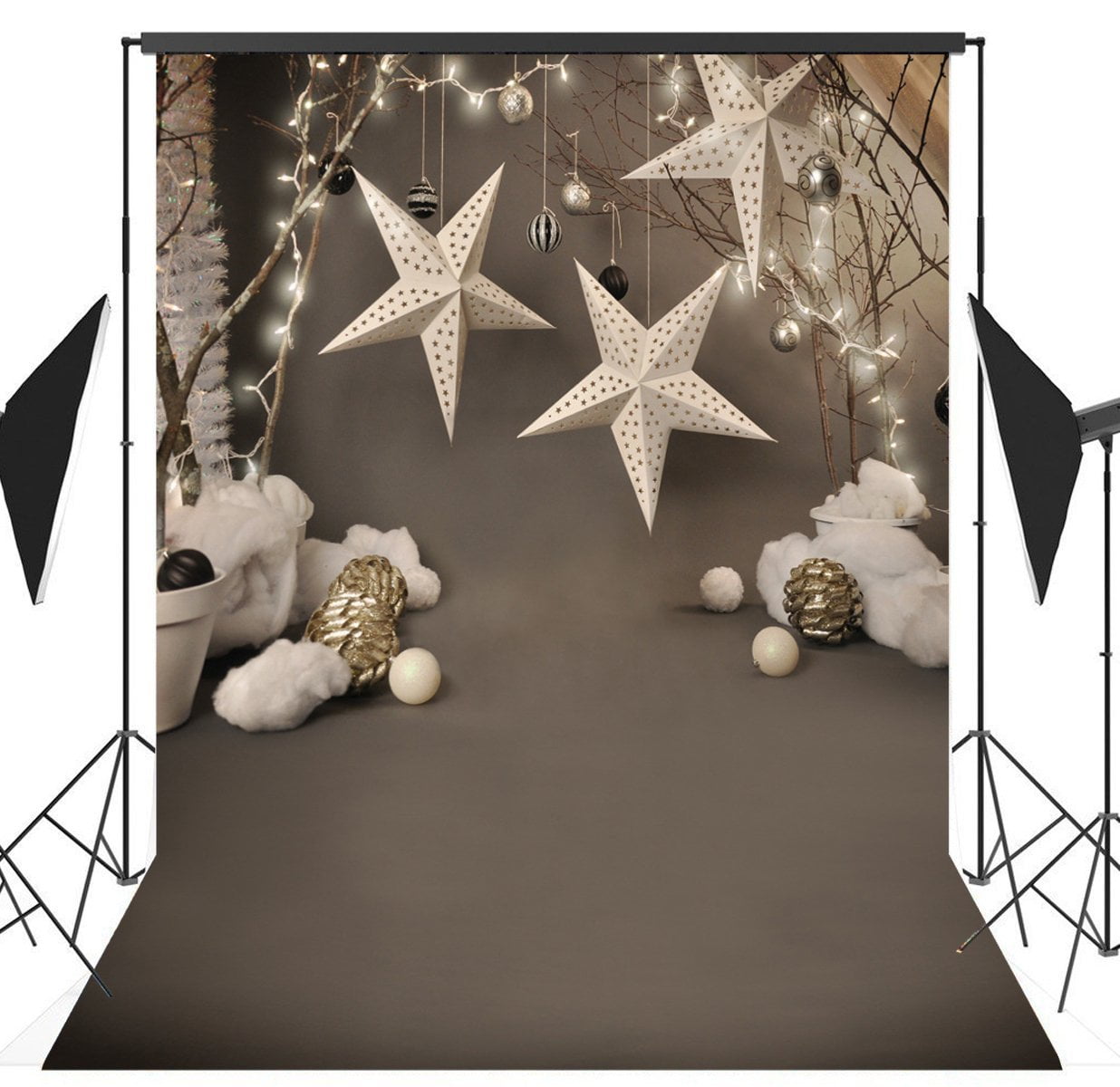 HelloDecor 5x7ft Christmas Theme Photography Backdrop Photo Backdrops ...