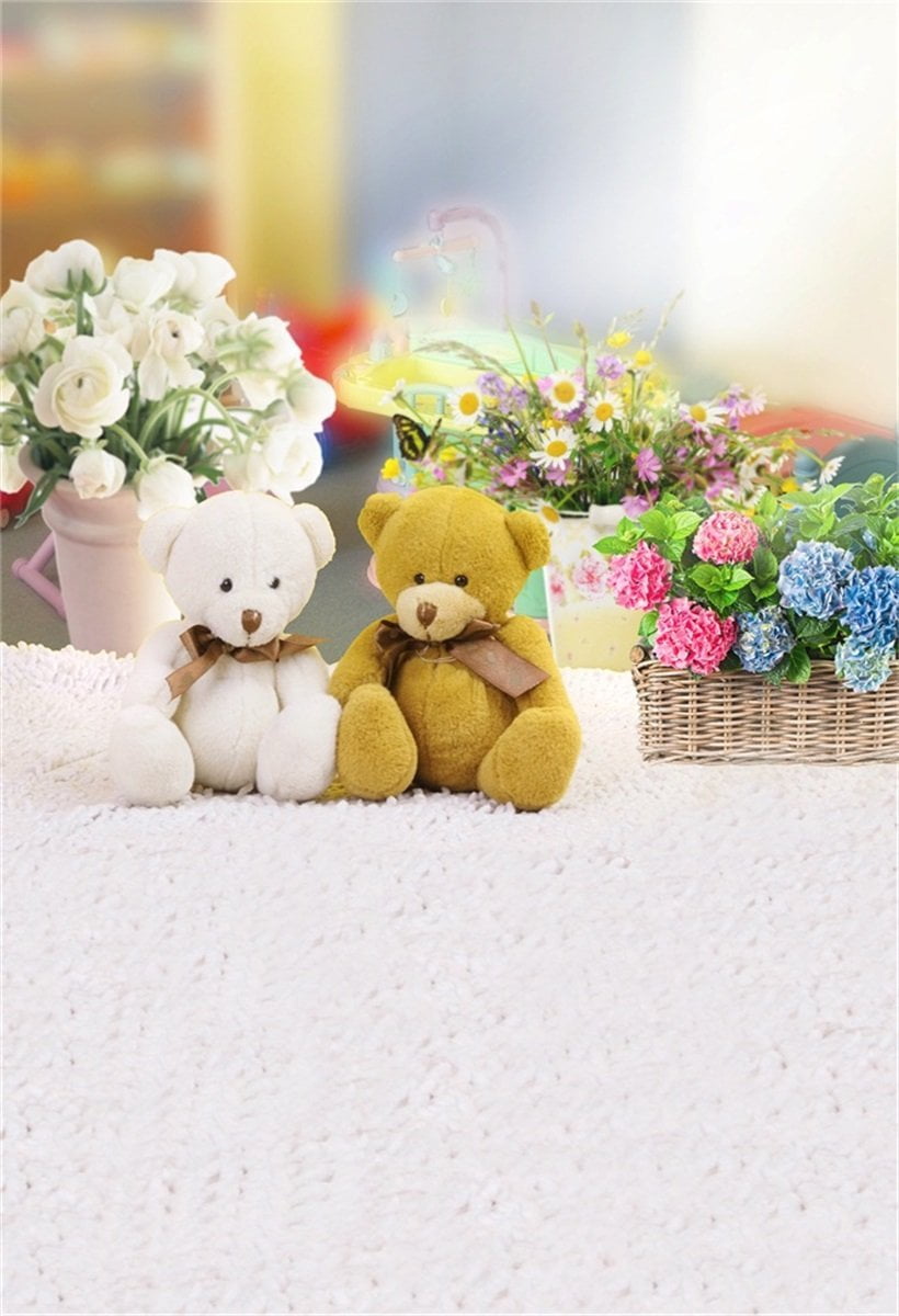 HelloDecor 5x7ft Girl Photography Studio Backdrops Toddler Photo Shoot ...