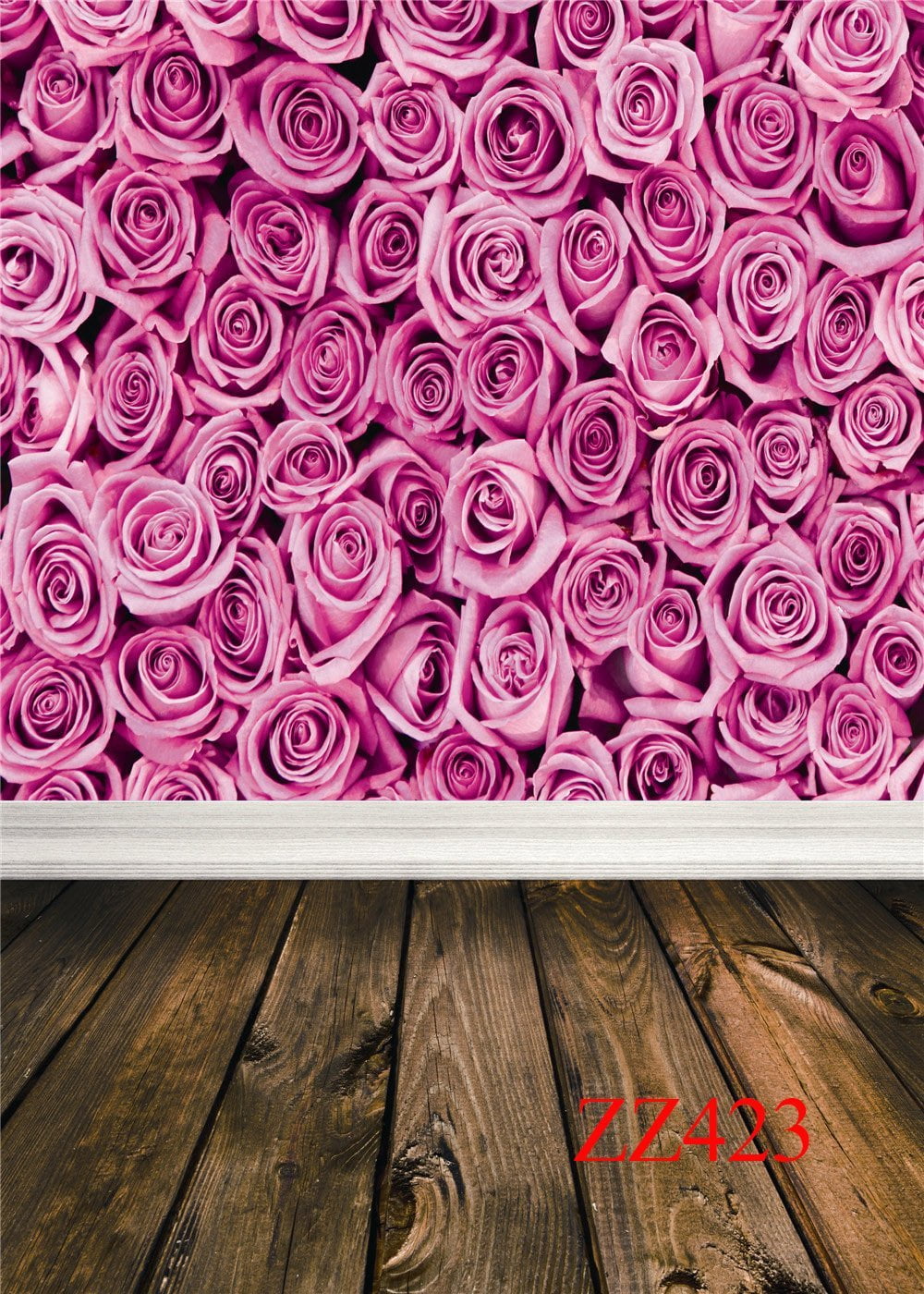 HelloDecor 5x7ft Valentine's Day Photo Backdrops Studio Red Rose ...