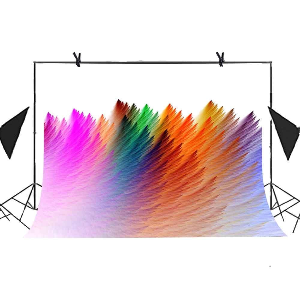 HelloDecor 7x5ft Abstract Style Backdrop Bloom a Variety of Colors ...