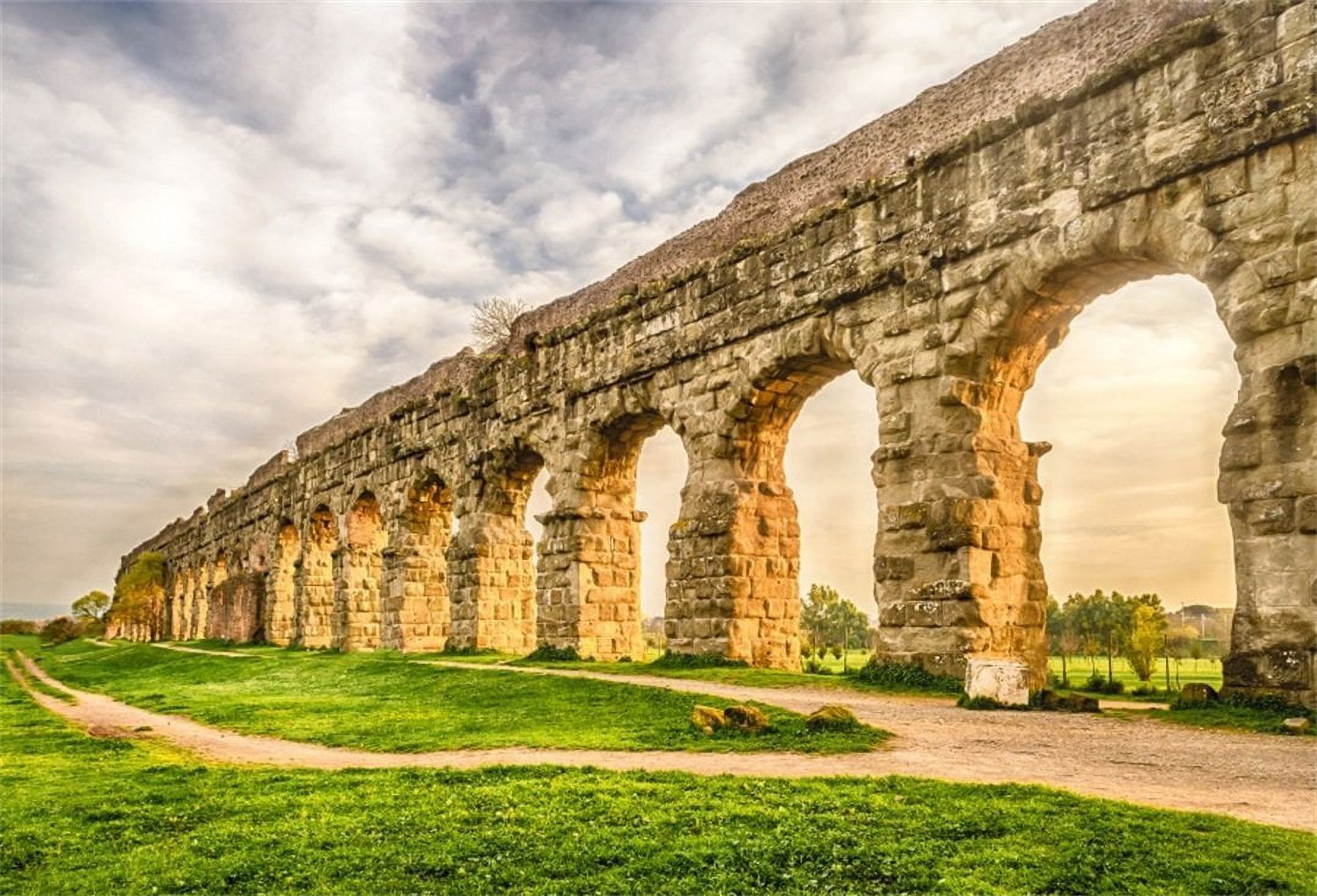 HelloDecor 7x5ft Aqueduct of Segovia Backdrops Ancient Roman Aqueduct ...
