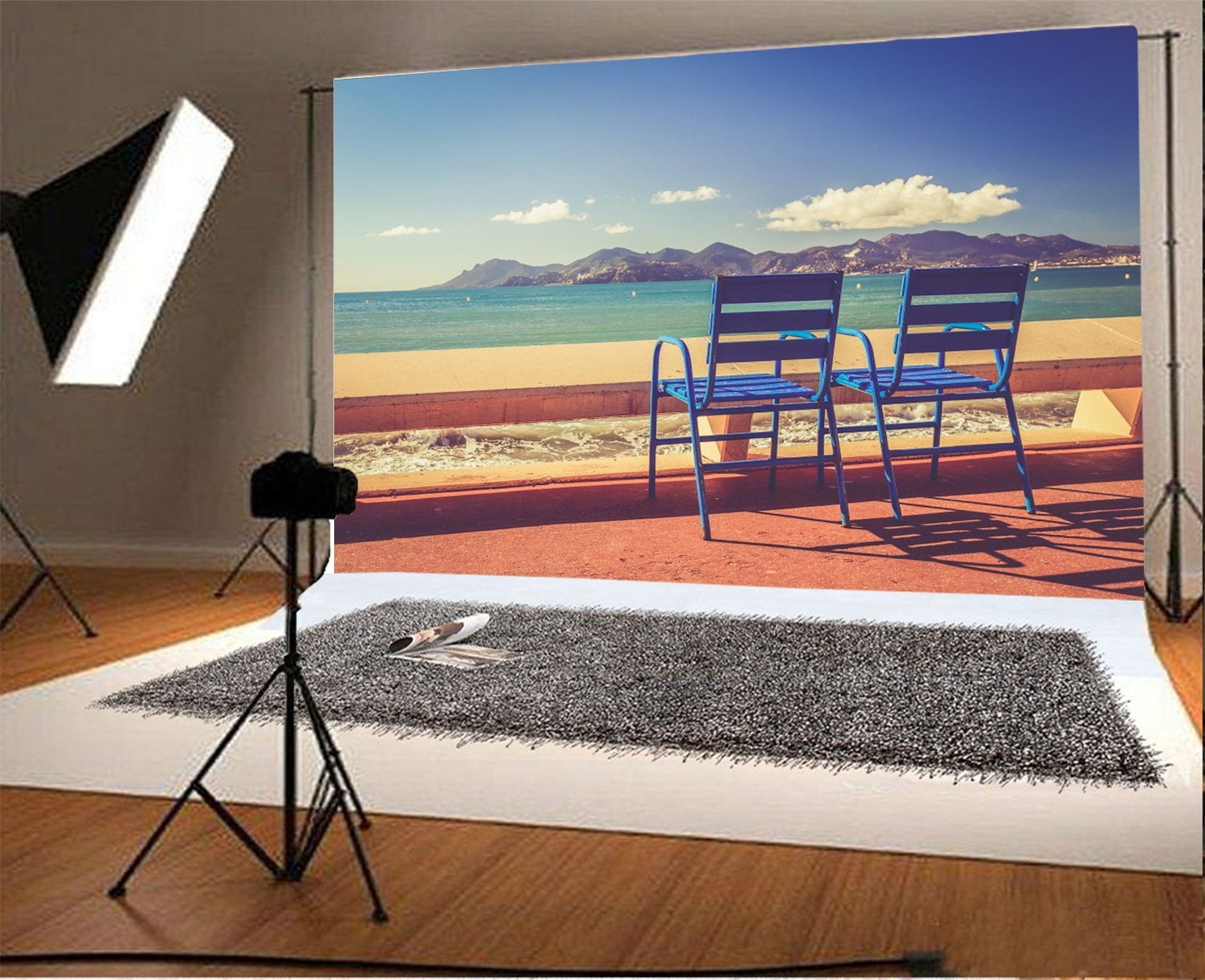 HelloDecor 7x5ft Backdrop Photography Background French Riviera ...