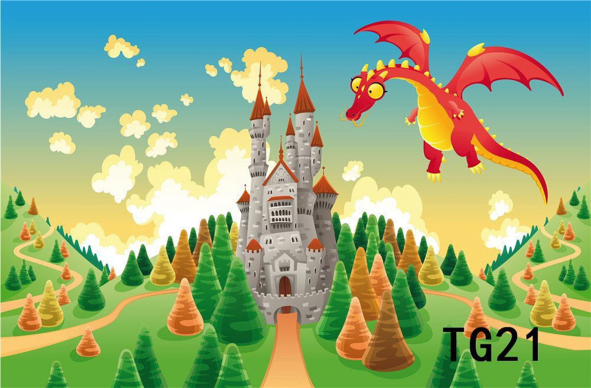 HelloDecor 7x5ft Magic Castle Fairy Tale Photography Backdrops Studio Background Photo Backdrops ...