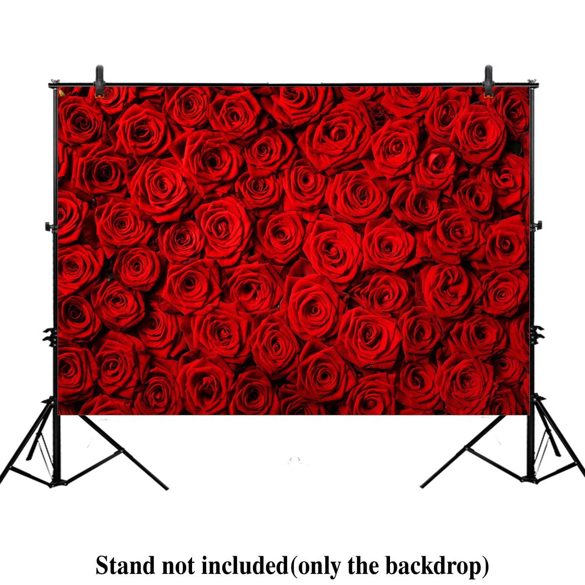 HelloDecor 7x5ft Natural Red Rose photography backdrop background ...
