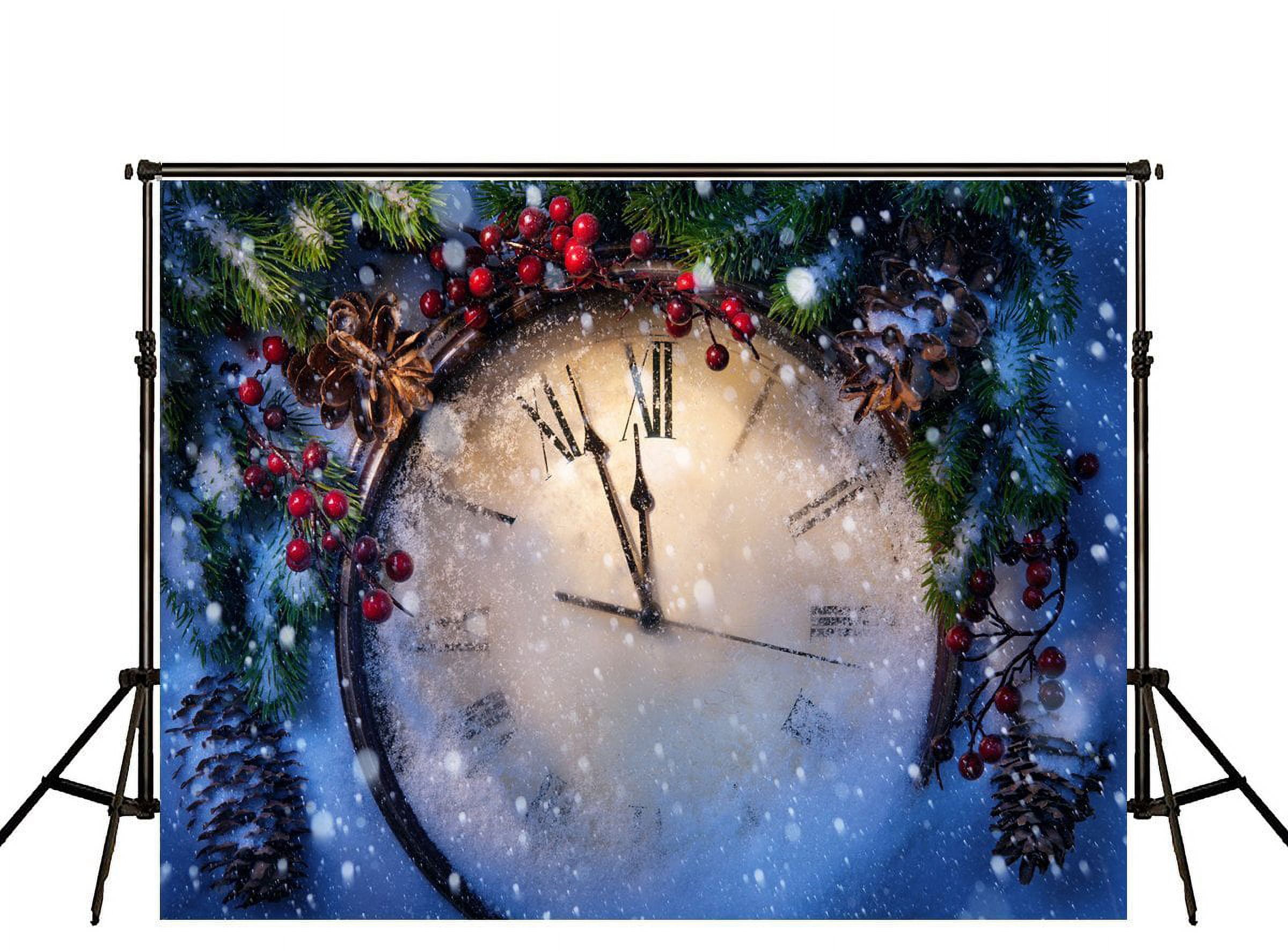 HelloDecor 7x5ft Photography Backdrops Big Clock Backgrounds for Photos ...