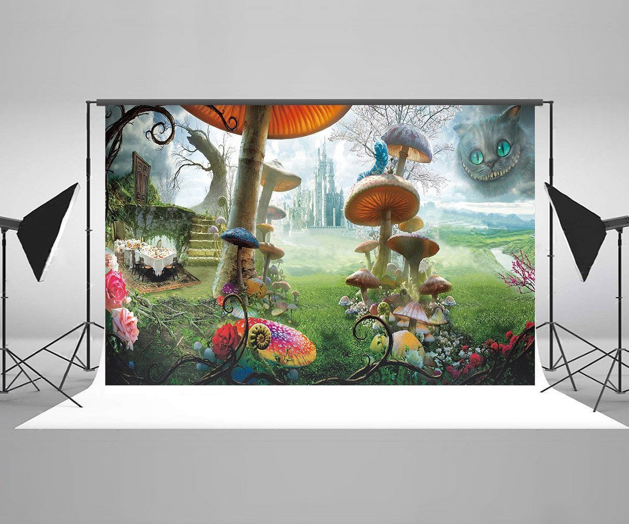 HelloDecor 7x5ft Wonderland Photography Backdrop Studio Prop Photo ...
