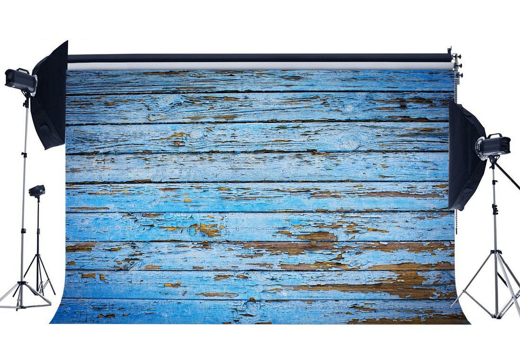 HelloDecor 7x5ft Wood Backdrop Peeled Blue Painted Stripes Wooden Plank ... HelloDecor 7x5ft Wood Backdrop Peeled Blue Painted Stripes Wooden Plank ...