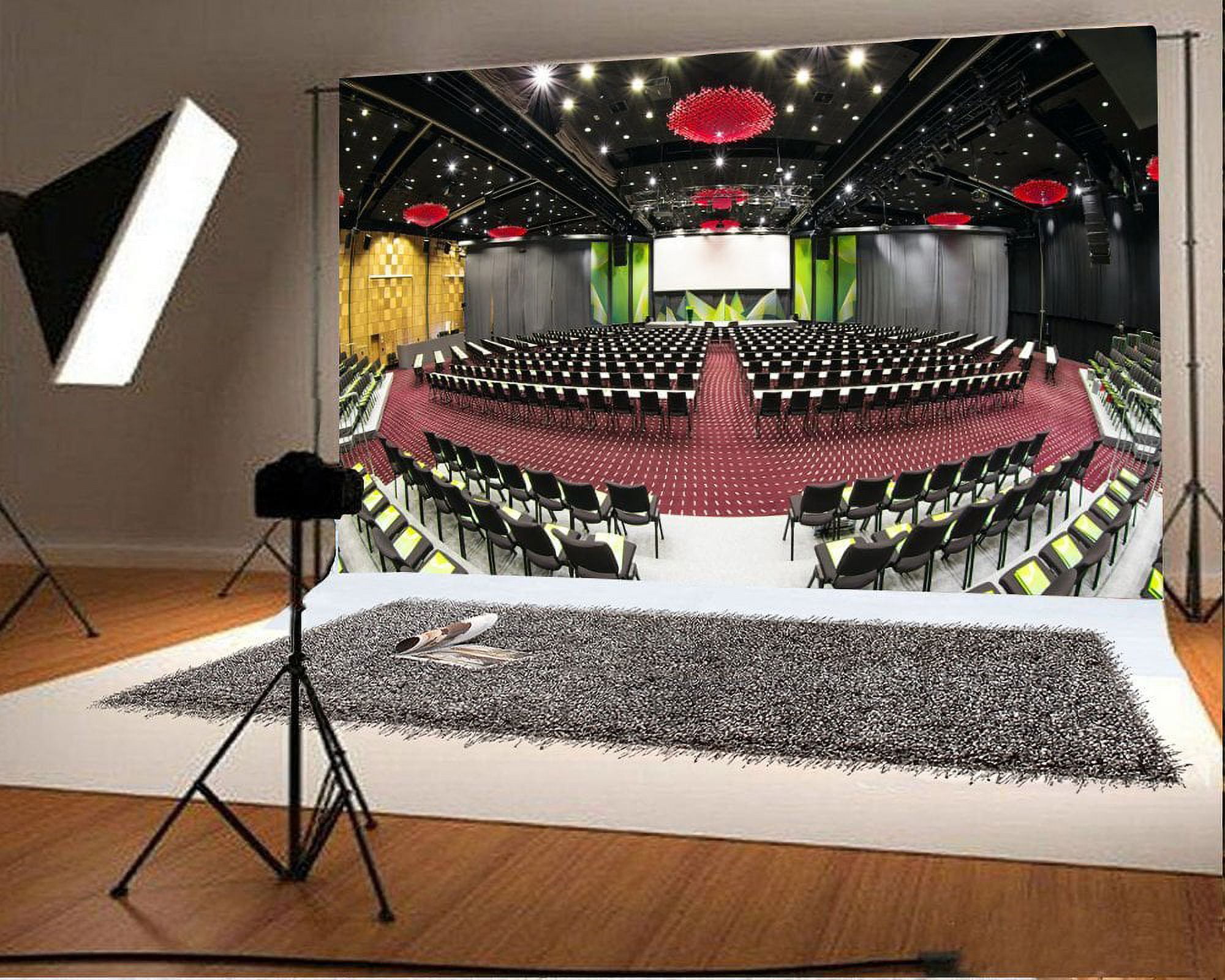 HelloDecor Auditorium Backdrop 7x5ft Photography Backdrop Event Great ...