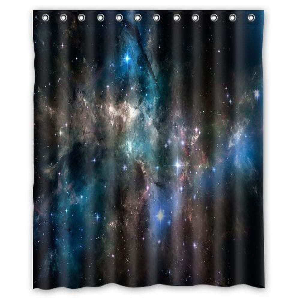 HelloDecor Galaxies Galactic Universe Space Nebula Shower Curtain ...