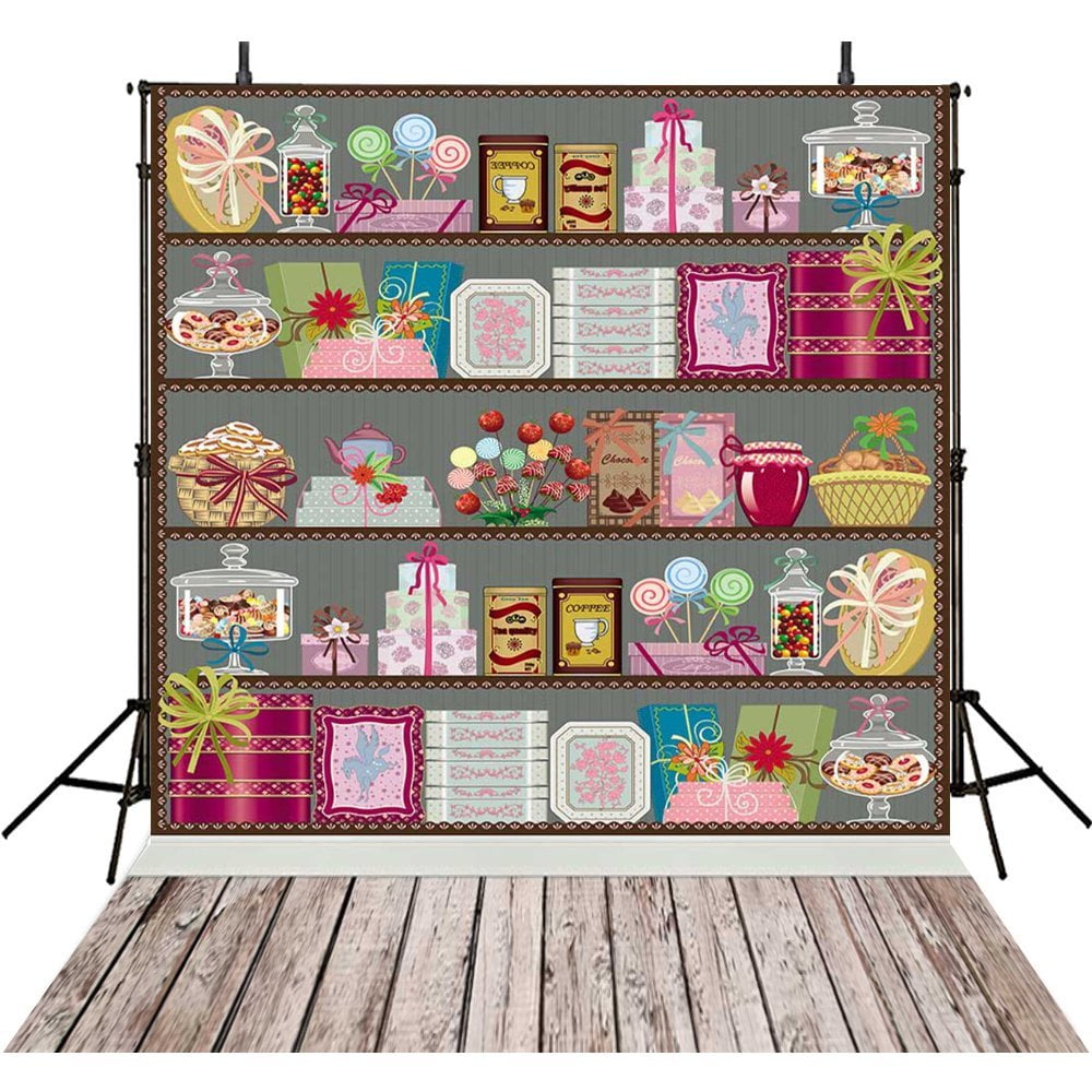 HelloDecor Kids Backdrops For Photography 5x7ft Photo Background Wood ...
