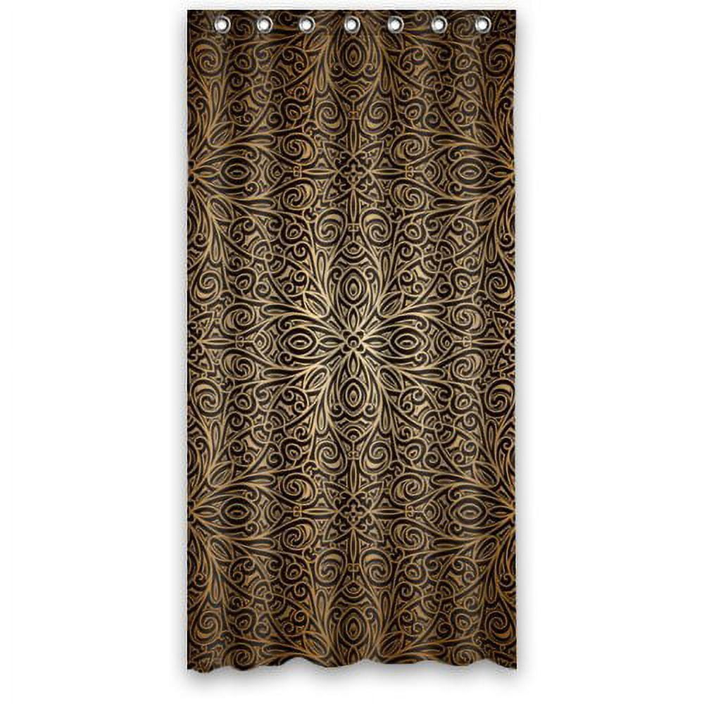 HelloDecor Luxury Noble Art Shower Curtain Polyester Fabric Bathroom ...