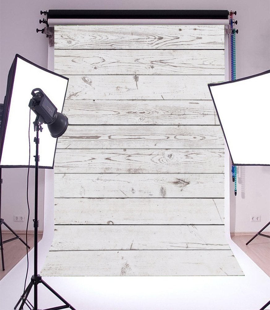 HelloDecor 5x7ft Backdrop,Horizontal Stripe Wood Plank Scene ...