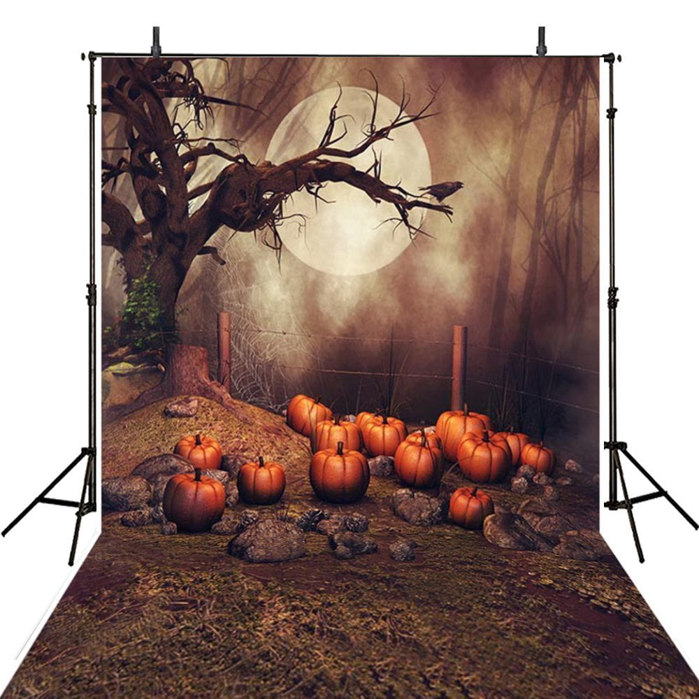 HelloDecor 5x7ft Backdrop Photography Backgrounds Halloween Photo ...
