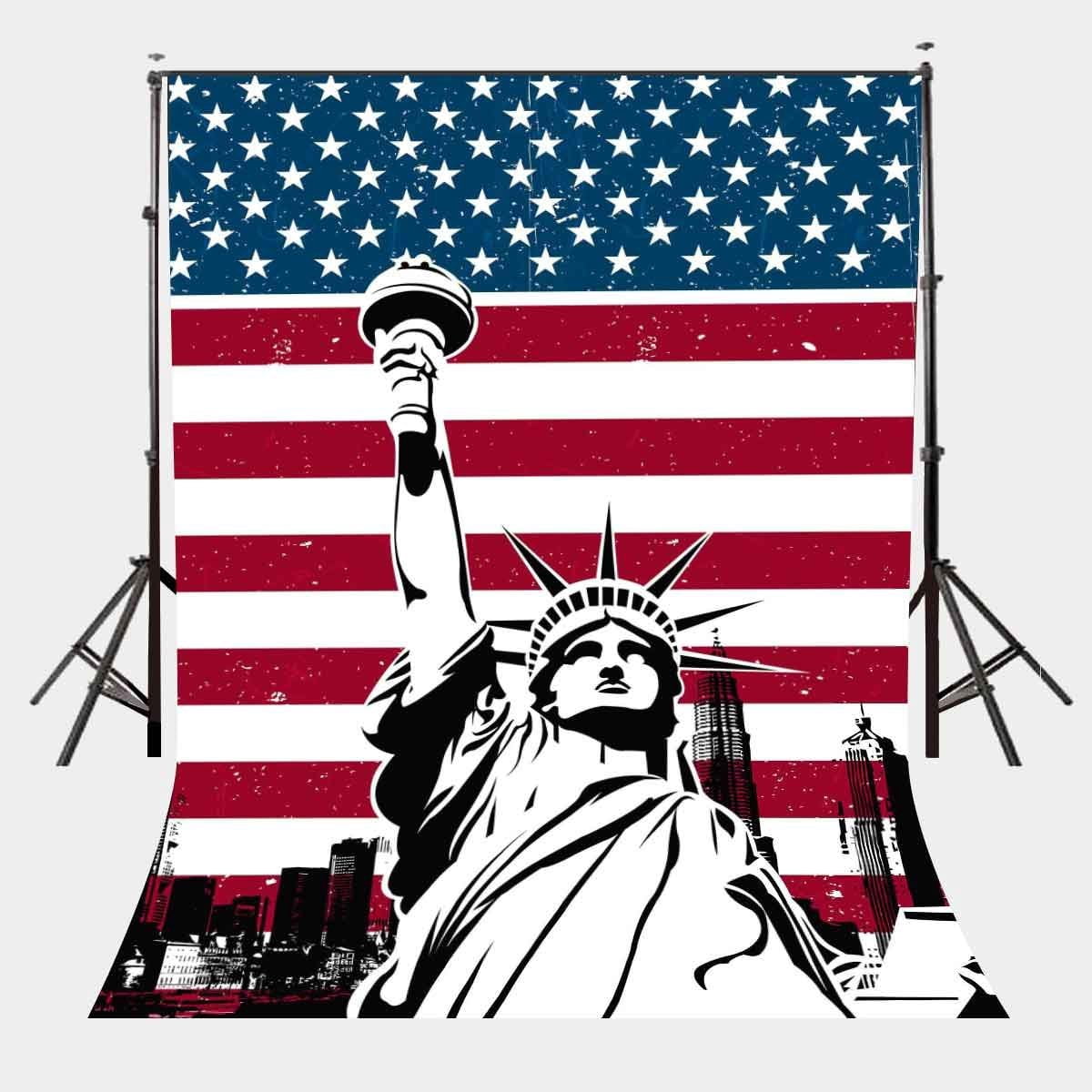 HelloDecor 5x7ft Backdrop the Statue of Liberty in New York American ...