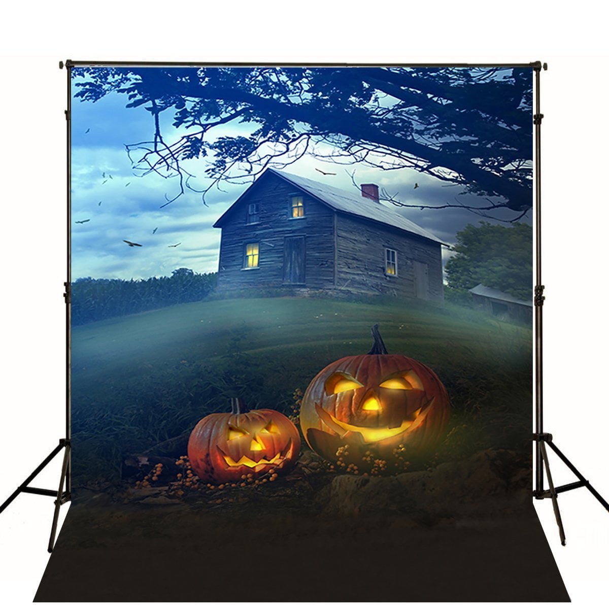 HelloDecor 5x7ft Background Studio Photography Backdrops Wood House ...