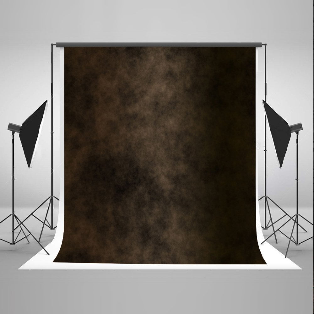 HelloDecor 5x7ft Brown Retro Wall Backgrounds For Photography Backdrop ...