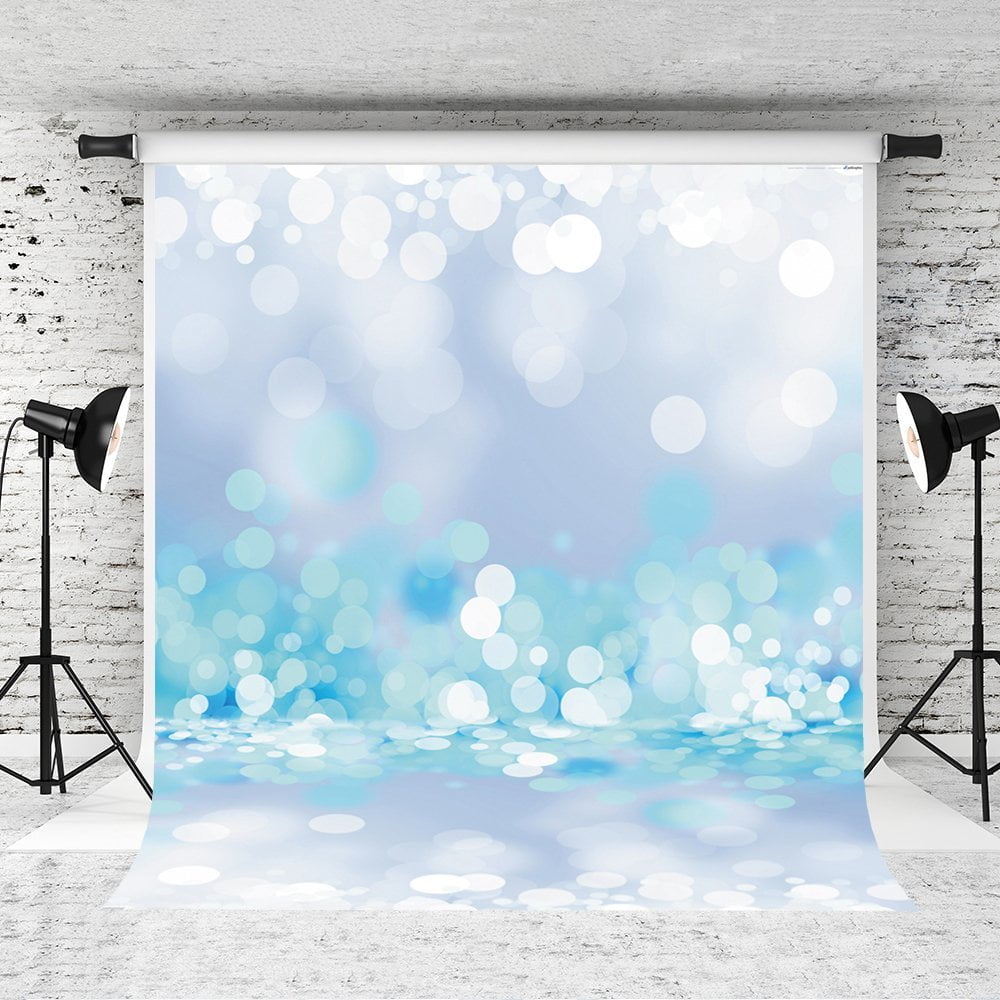 HelloDecor 5x7ft Children Birthday Photography Backdrop Light Blue ...