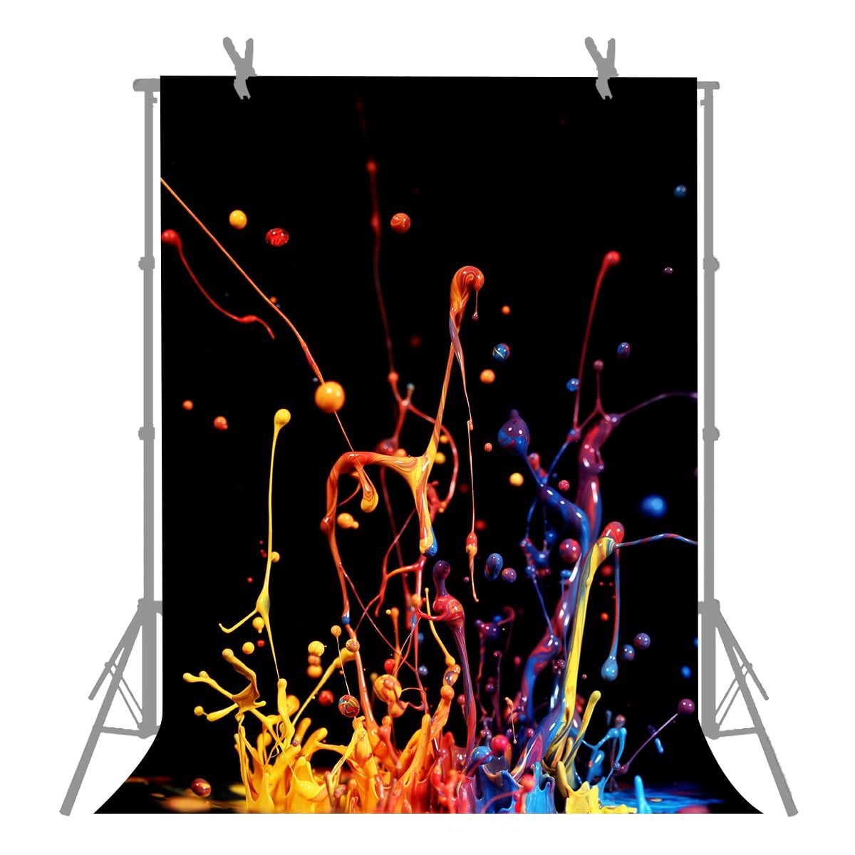 HelloDecor 5x7ft Color Water Drop Photo Background Photography Backdrop ...