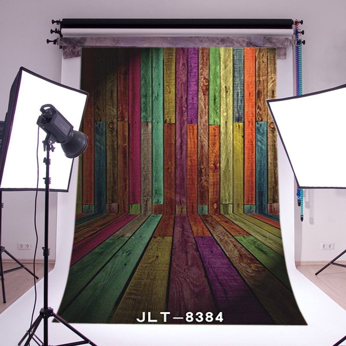 HelloDecor 5x7ft Colorful Floor & Wall Photo Backdrops Studio ...