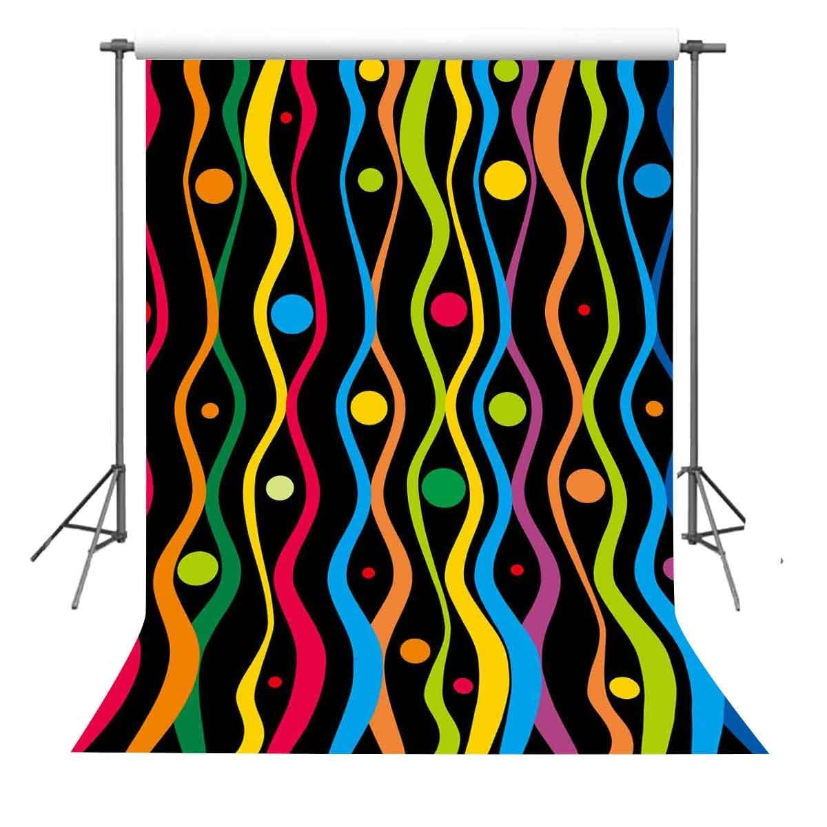 HelloDecor 5x7ft Colorful Pattern Photography Backdrop Studio Photo ...