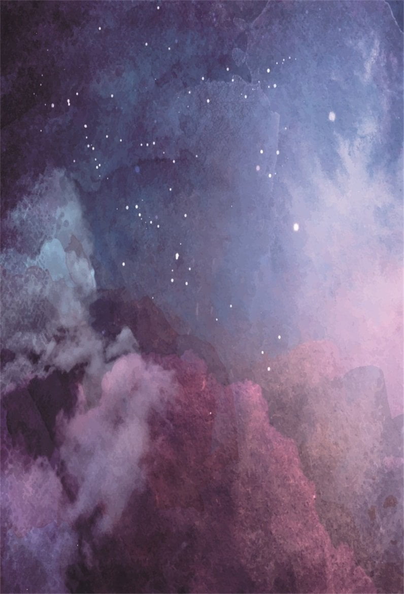 HelloDecor 5x7ft Dreamy Starry Sky Backdrop Universe Nebula Photography ...