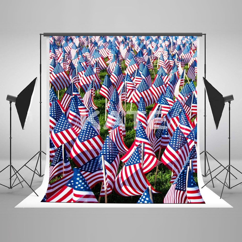HelloDecor 5x7ft Flag Day Photography Backdrops for Photographers ...