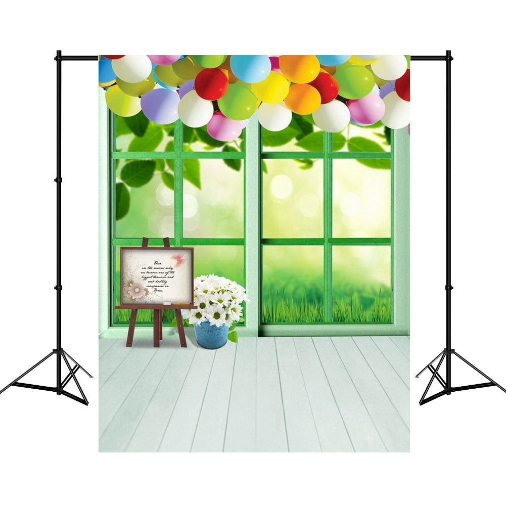 HelloDecor 5x7ft Kids Photography Backdrops Indoor White Flowers ...
