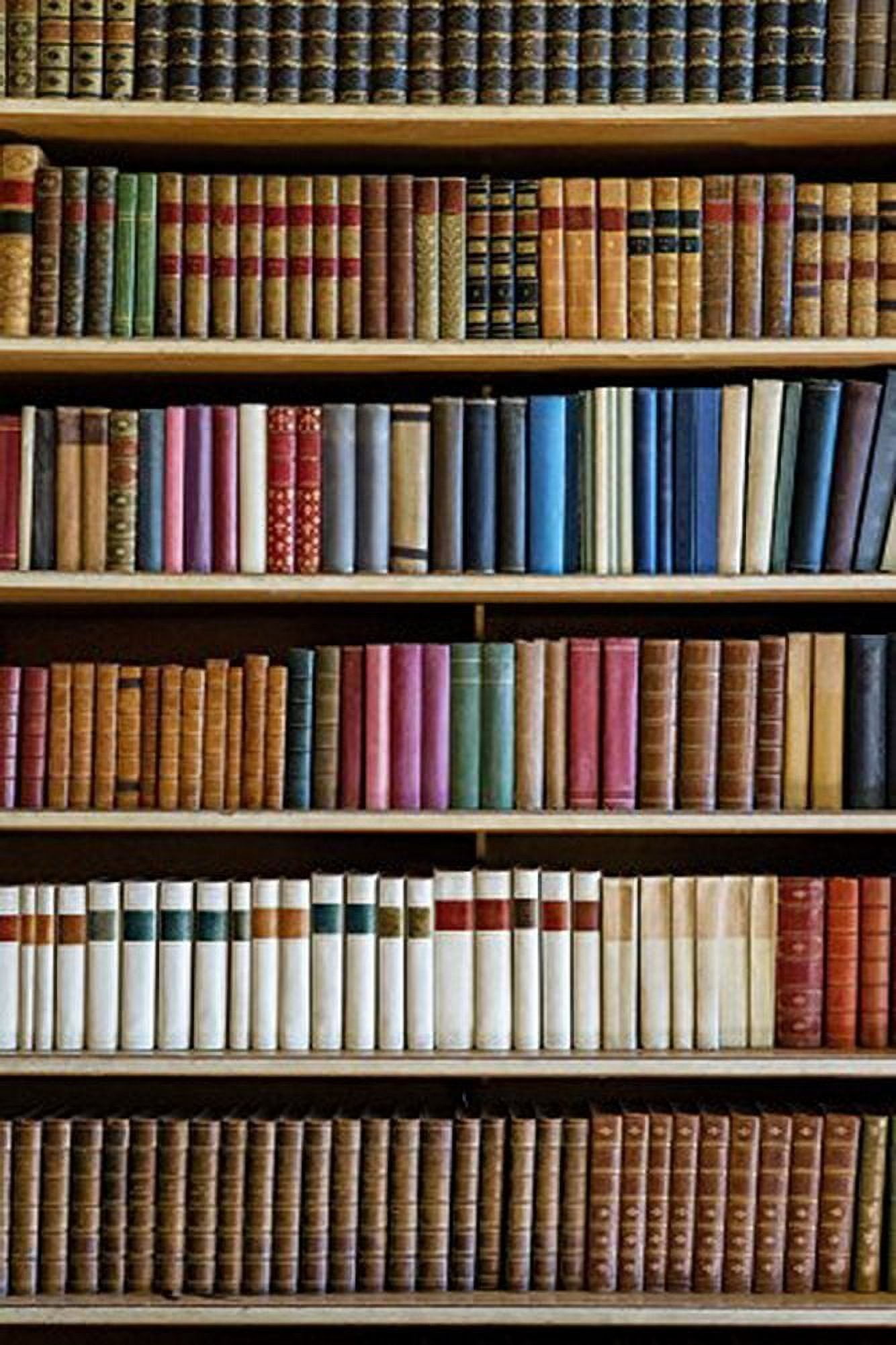 HelloDecor 5x7ft Library Antique Books Bookshelf School Theme Indoor ...