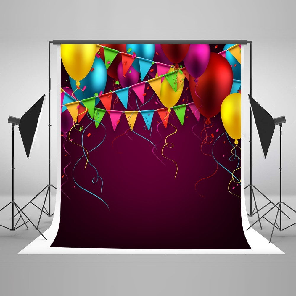 HelloDecor 5x7ft Photography Backdrop Colorful Flag Photo Background ...