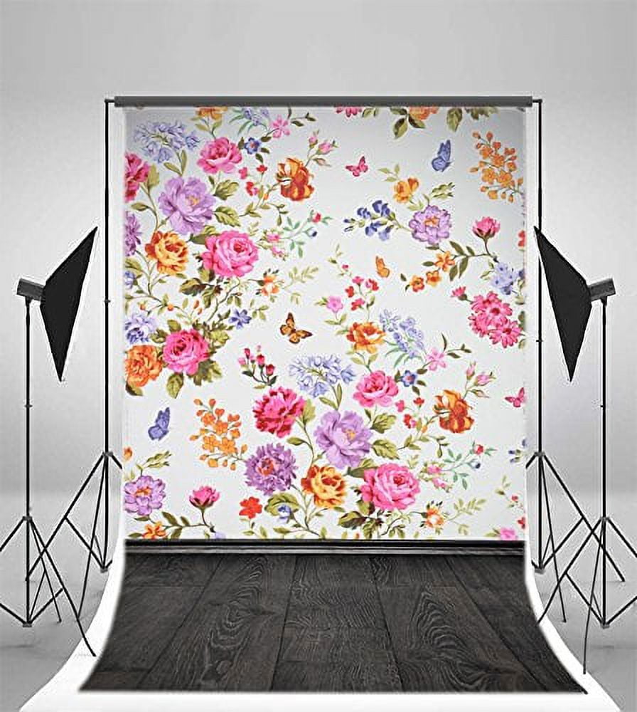 HelloDecor 5x7ft Photography Backdrop Shabby Chic Blooming Flowers ... HelloDecor 5x7ft Photography Backdrop Shabby Chic Blooming Flowers ...
