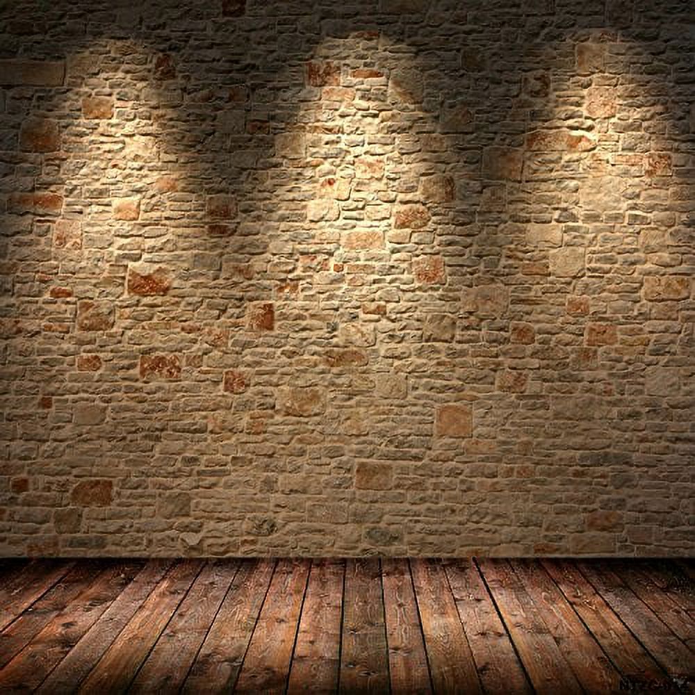HelloDecor 5x7ft Photography Backdrops Studio Light From Brick Wall ...