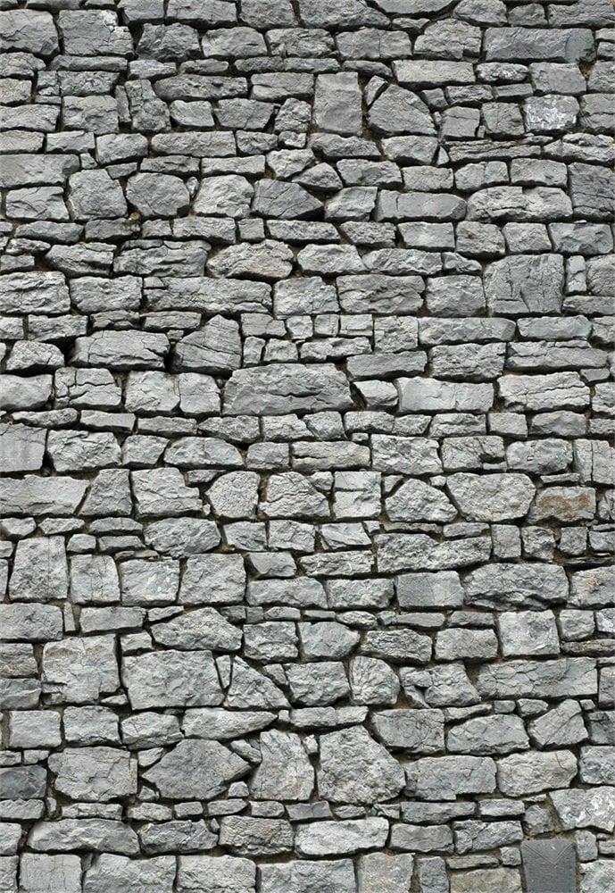 HelloDecor 5x7ft Photography Background Rock Stone Brick Wall Realistic ...