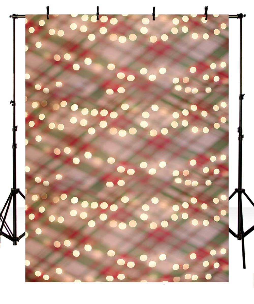 HelloDecor 5x7ft Photography Backgrounds Christmas Colorful Bokeh ...
