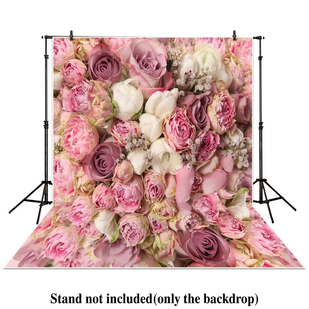 HelloDecor 5x7ft Photography backdrops background wedding bouquet pink ...