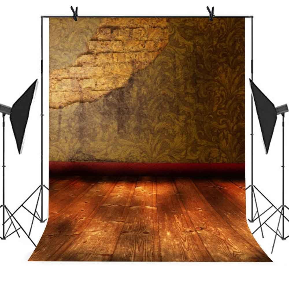 HelloDecor 5x7ft Retro Photography Backdrop Brick Wall Damaged ...