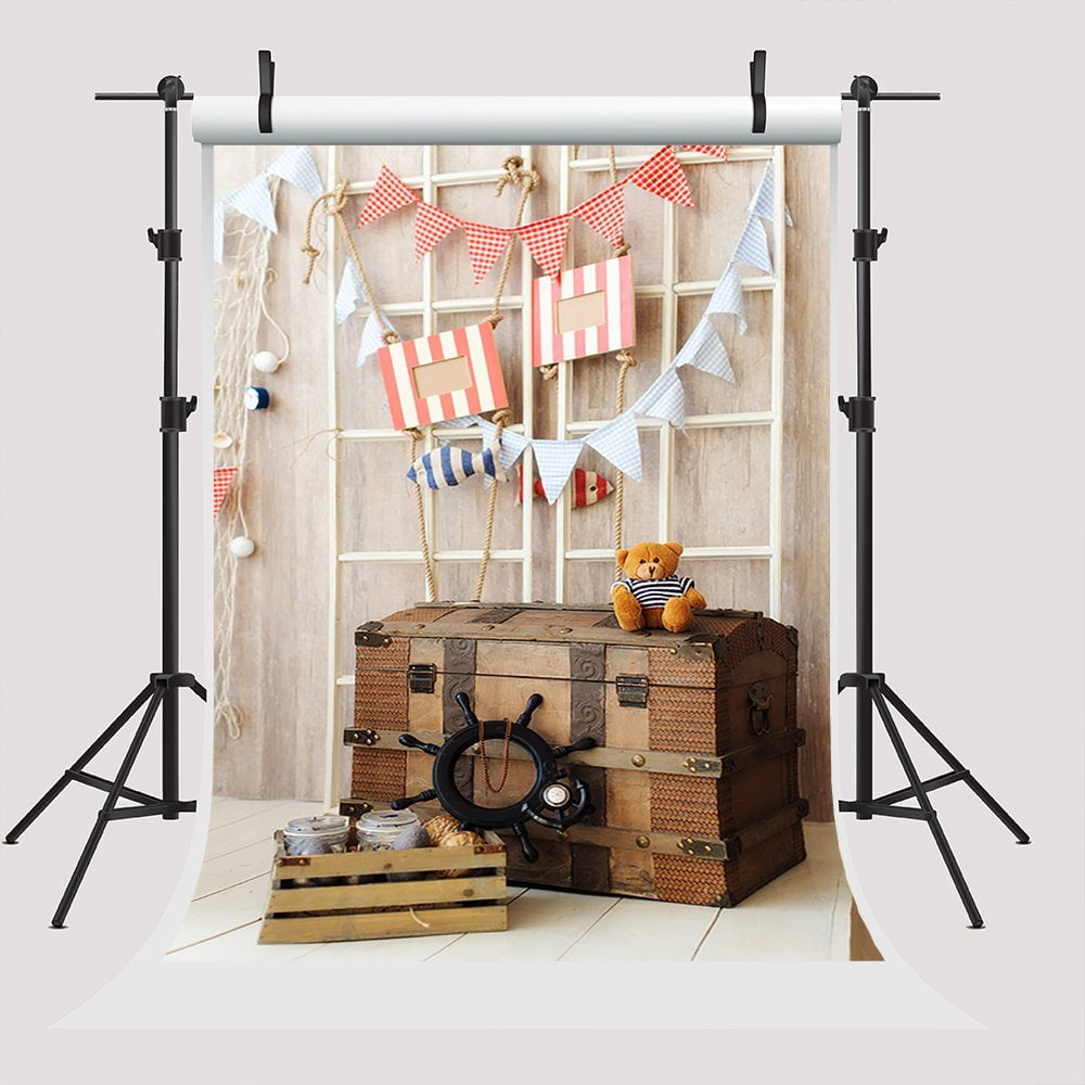 HelloDecor 5x7ft Vintage Child Backdrop Happy Birthday Party Photo ...