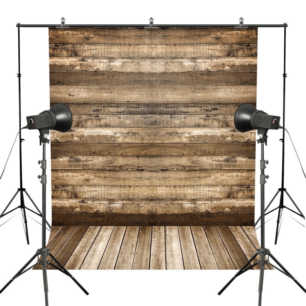 HelloDecor 5x7ft Wood Texture Panel Photography Backgrounds Customize ...
